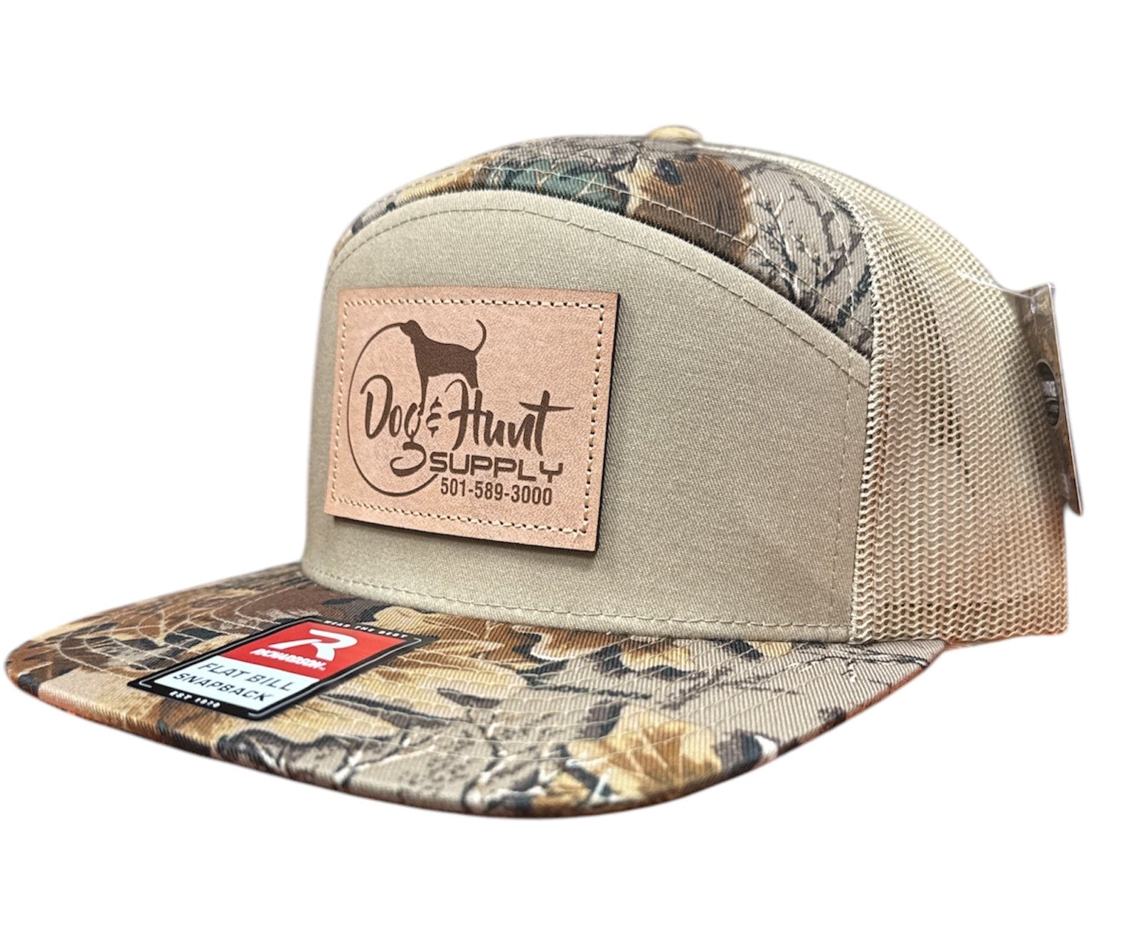Dog and Hunt Flat Bill RealTree Camo with Patch